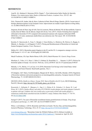 A report outlining the differences in the Biosimilar regulatory market ...