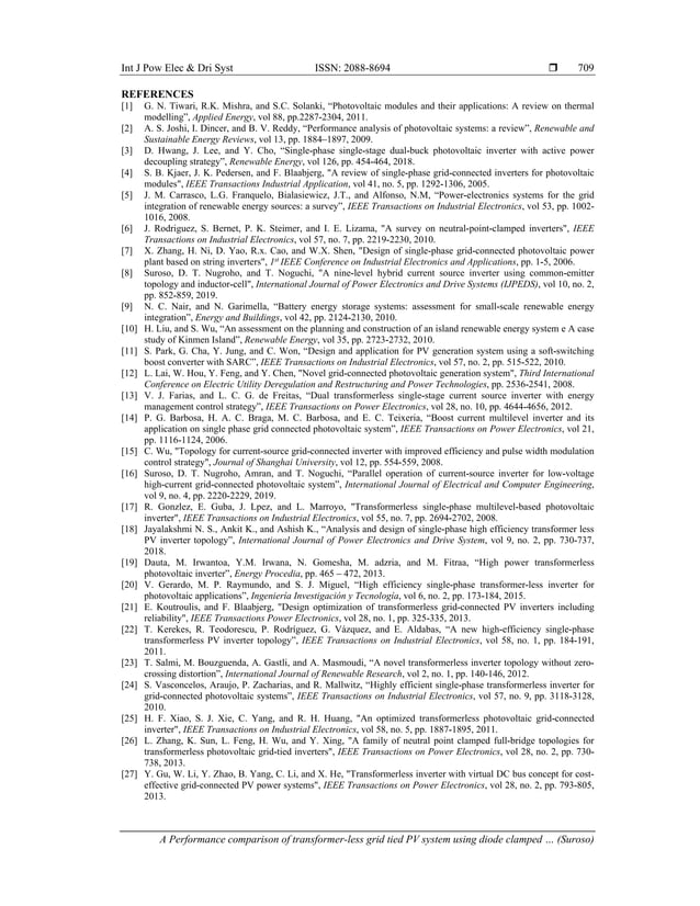 A performance comparison of transformer-less grid tied PV system using ...