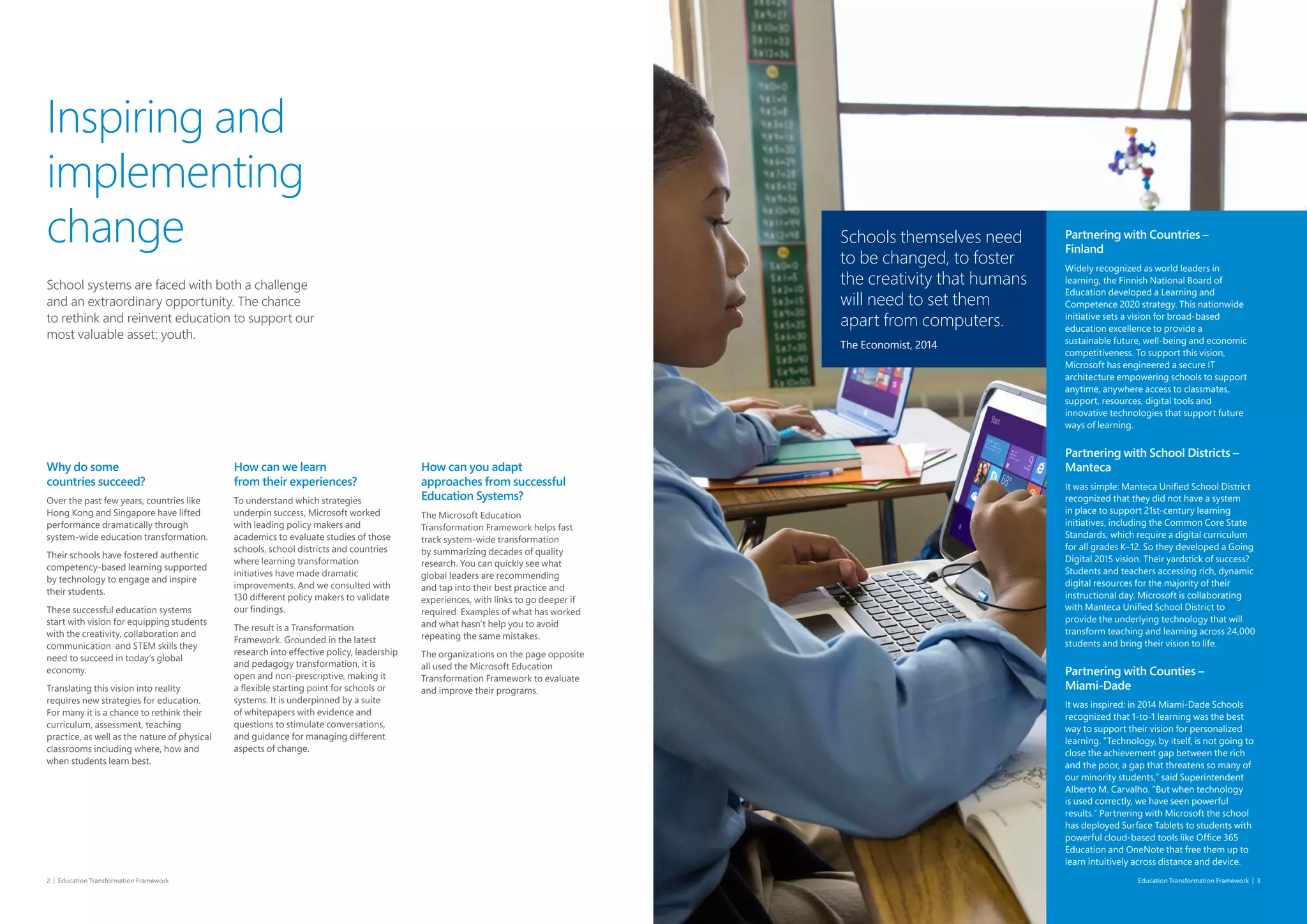 Education transformation framework | PDF