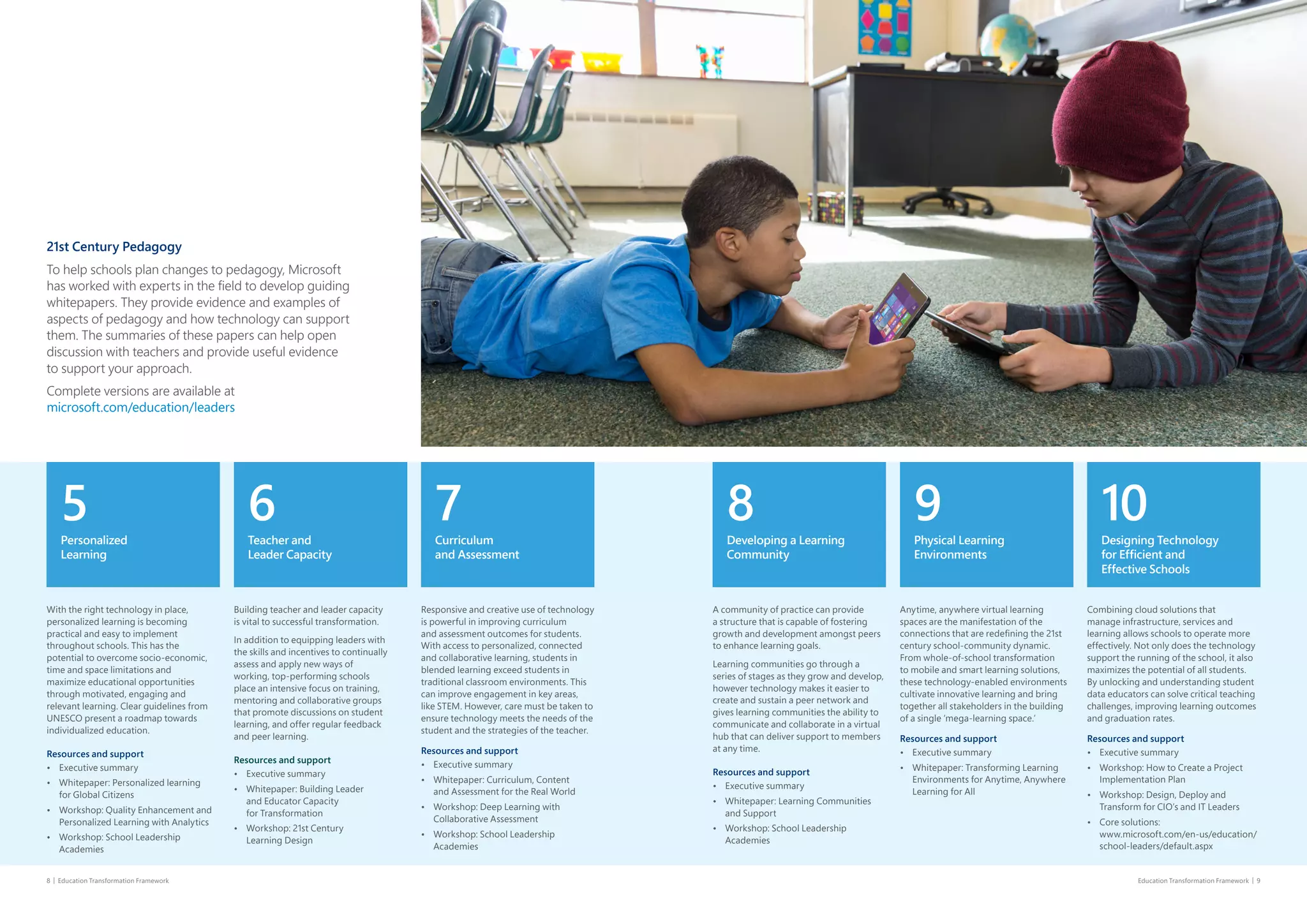 Education transformation framework | PDF