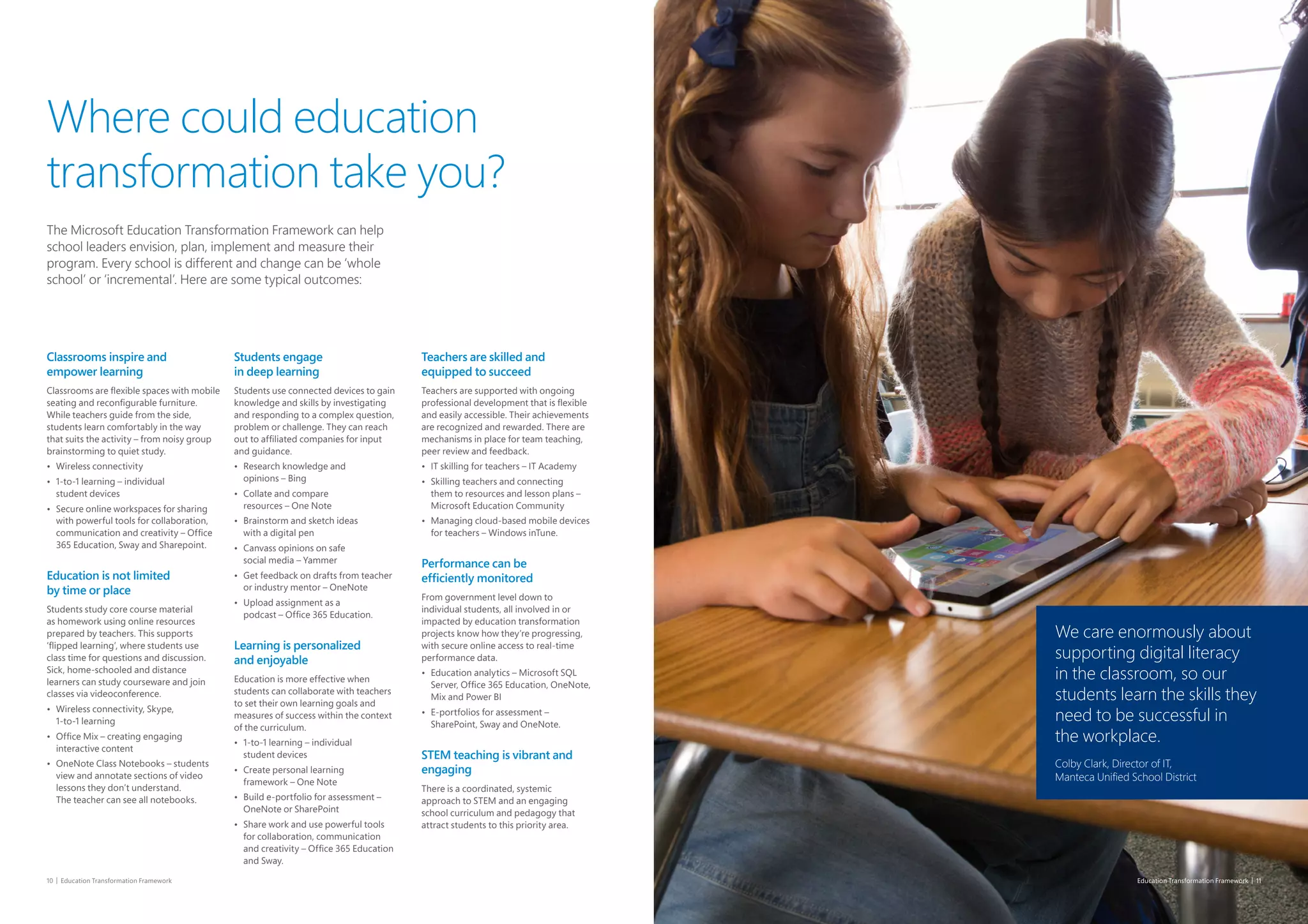 Education transformation framework | PDF