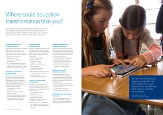 Education transformation framework | PDF