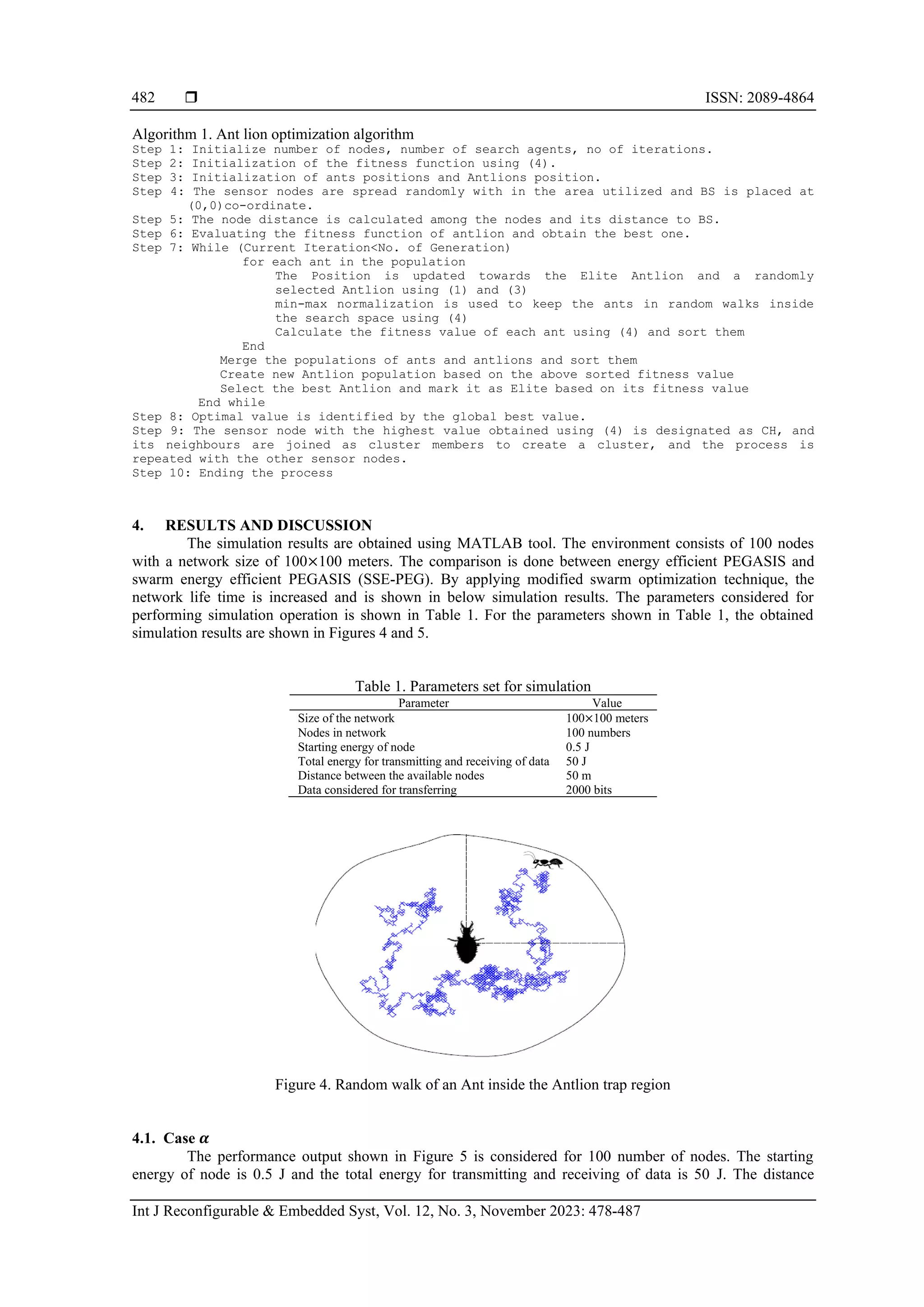Design Of Ant Lion Optimization Based Pegasis Routing Protocol For