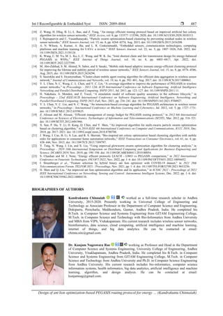 Design of ant lion optimization-based PEGASIS routing protocol for energy efficiency in networks ...