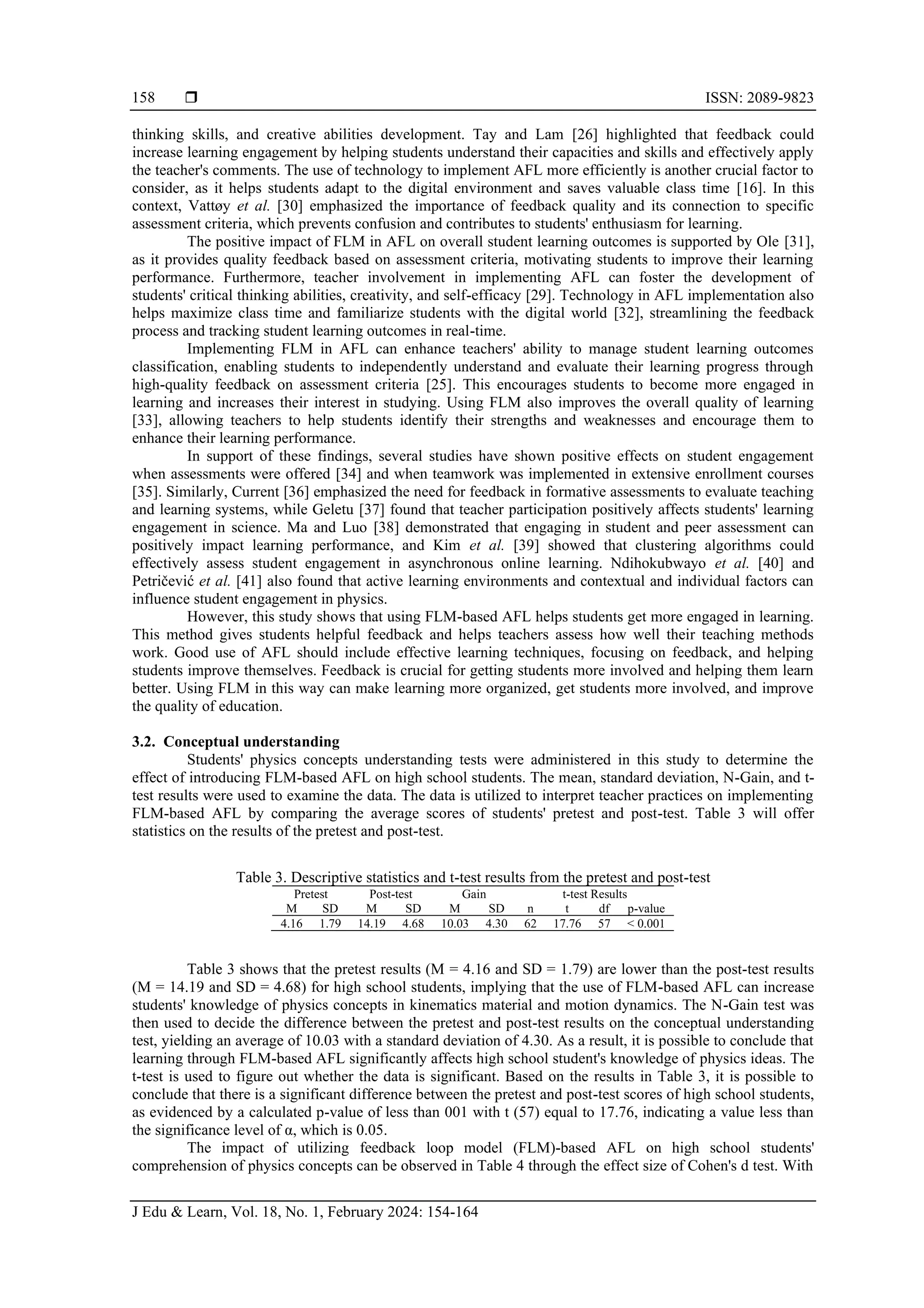 FLM-based AFL improves physics engagement and conceptual understanding ...