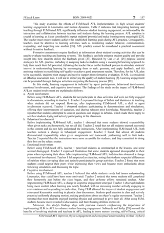 FLM-based AFL improves physics engagement and conceptual understanding | PDF | Education ...