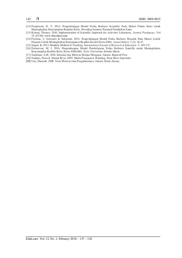 Physics-Based Scientific Learning Module to Improve Students Motivation ...