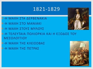 ελληνικη επανασταση 1821 | PPTX