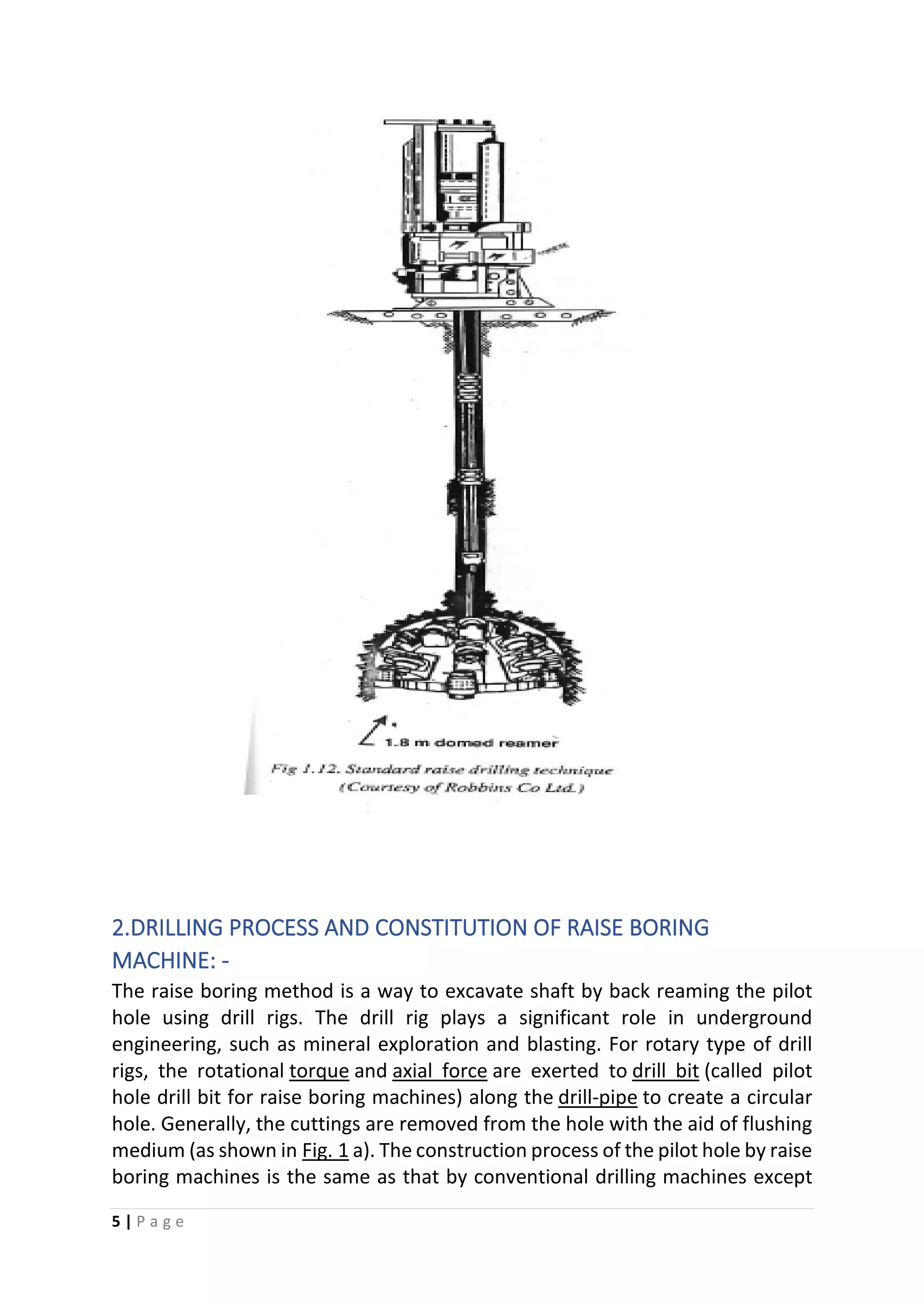 Raise Boring In Underground excavation | PDF
