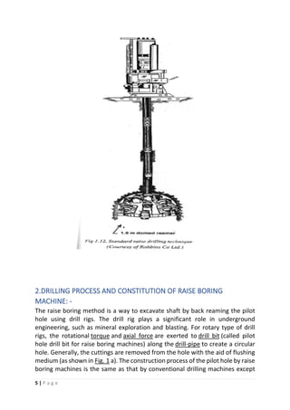 Raise Boring In Underground excavation | PDF