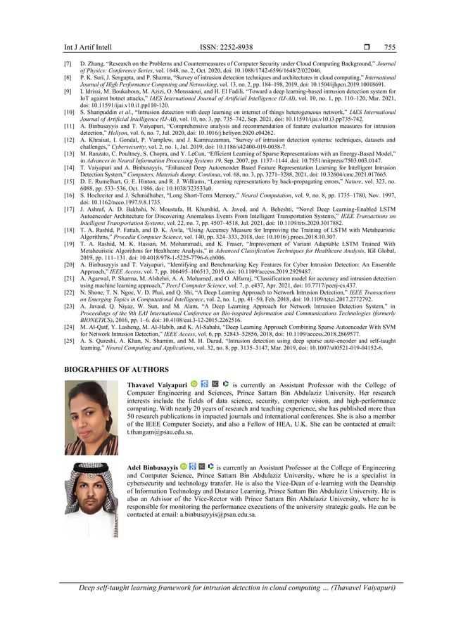 Deep Self Taught Learning Framework For Intrusion Detection In Cloud Computing Environment Pdf