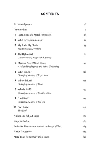 Transhumanism And The Image Of God Todays Technology And The Future Of ...