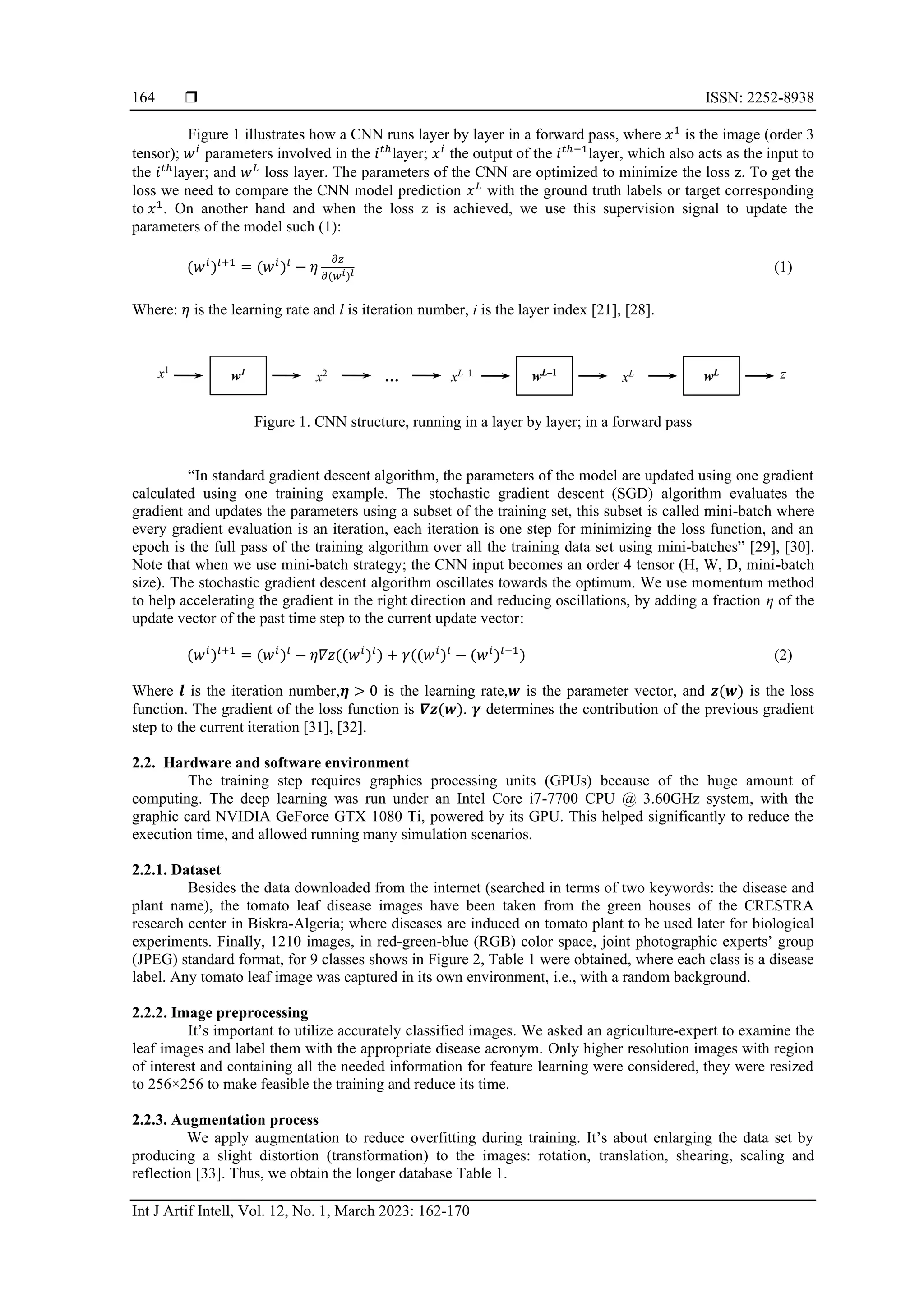 Low-cost convolutional neural network for tomato plant diseases classification | PDF ...