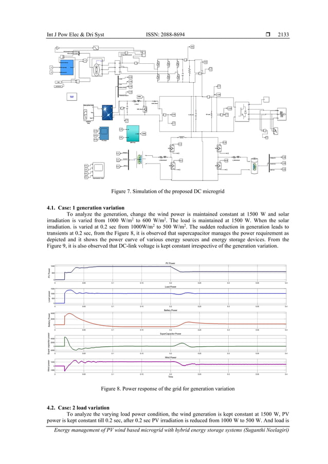 Energy management of PV wind based microgrid with hybrid energy storage systems | PDF | Data ...
