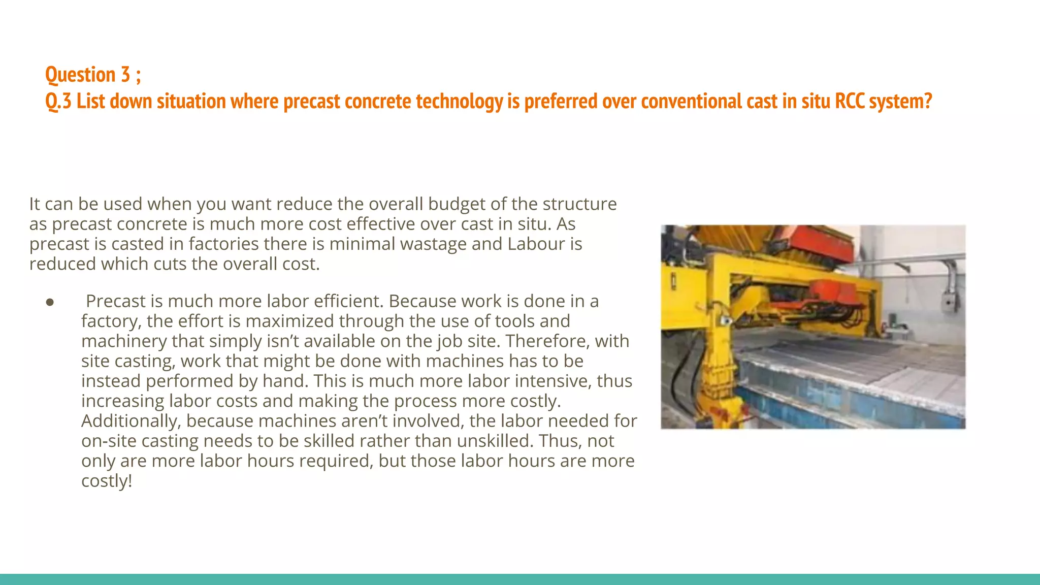 Precast Concrete Structure | PDF