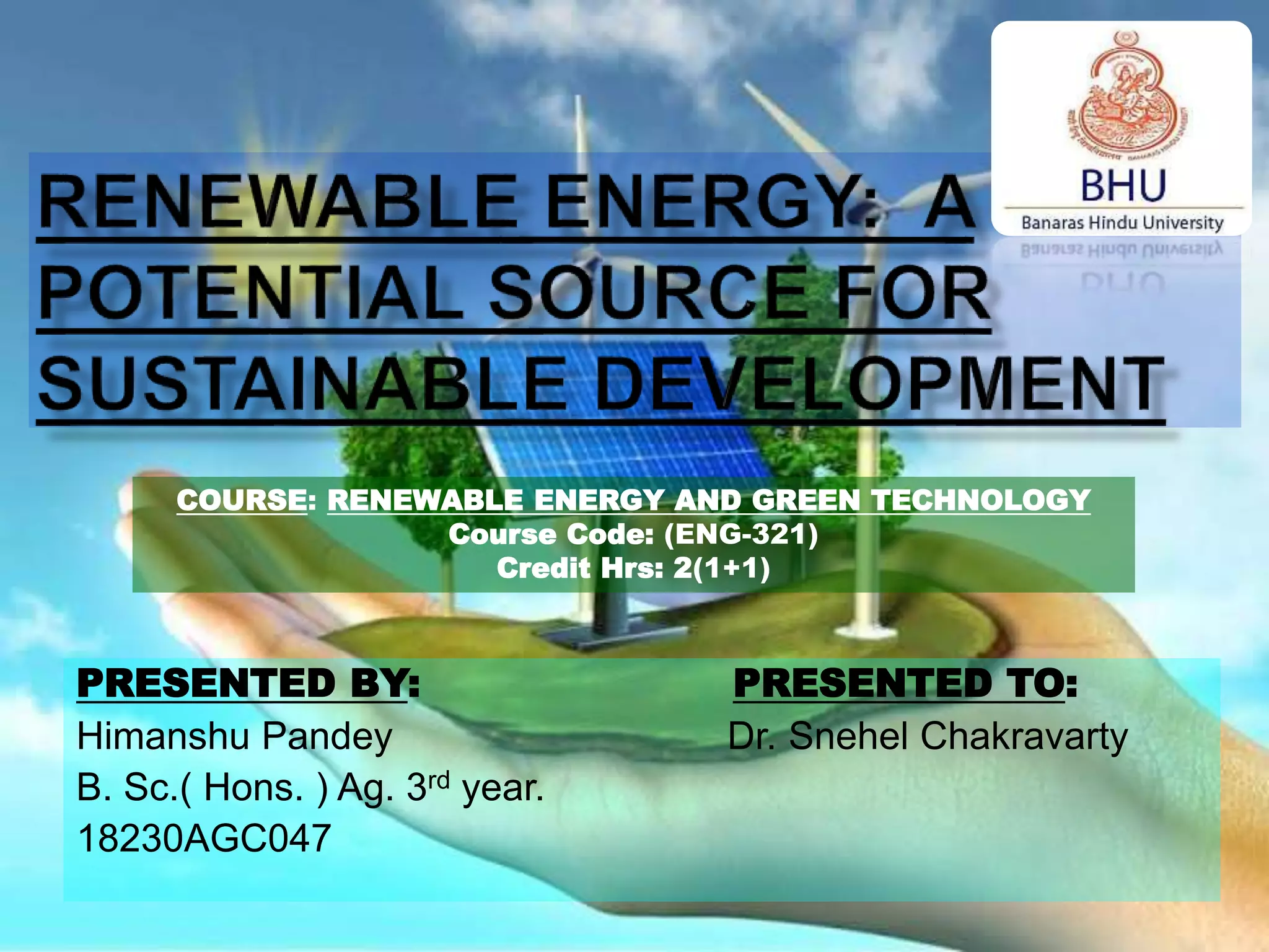 Renewable Energy | PPTX