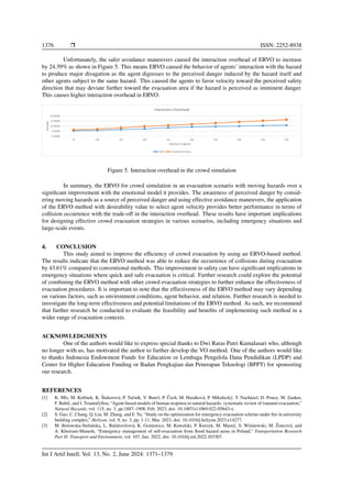 Crowd navigation for dynamic hazard avoidance in evacuation using emotional reciprocal velocity ...