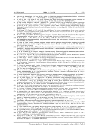 Crowd navigation for dynamic hazard avoidance in evacuation using emotional reciprocal velocity ...