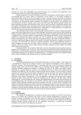 Chatbot with ChatGPT technology for mental wellbeing and emotional ...