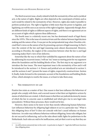 Foundations And Building Blocks Of Law Jaap Hage | PDF