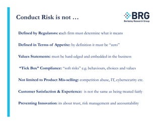 Managing Conduct and Behavioural Risk | PDF