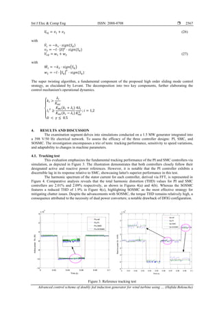 Advanced control scheme of doubly fed induction generator for wind turbine using second sliding ...
