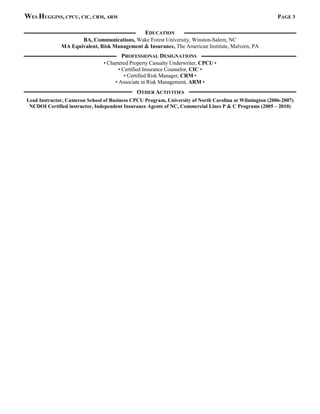 160523 Wes Huggins Resume | PDF