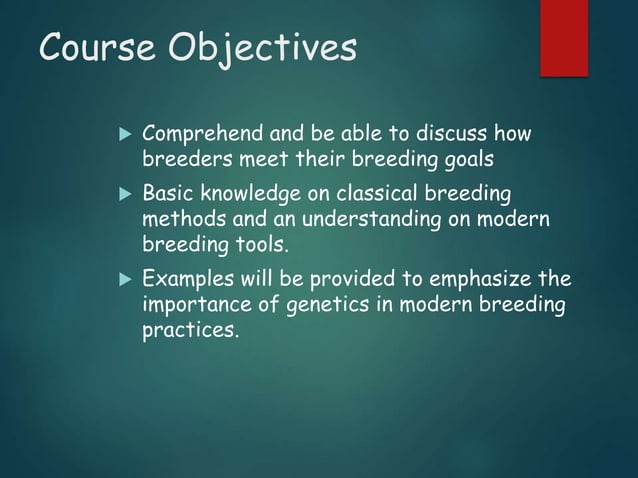 plant breeding.ppt | Agriculture | Industries