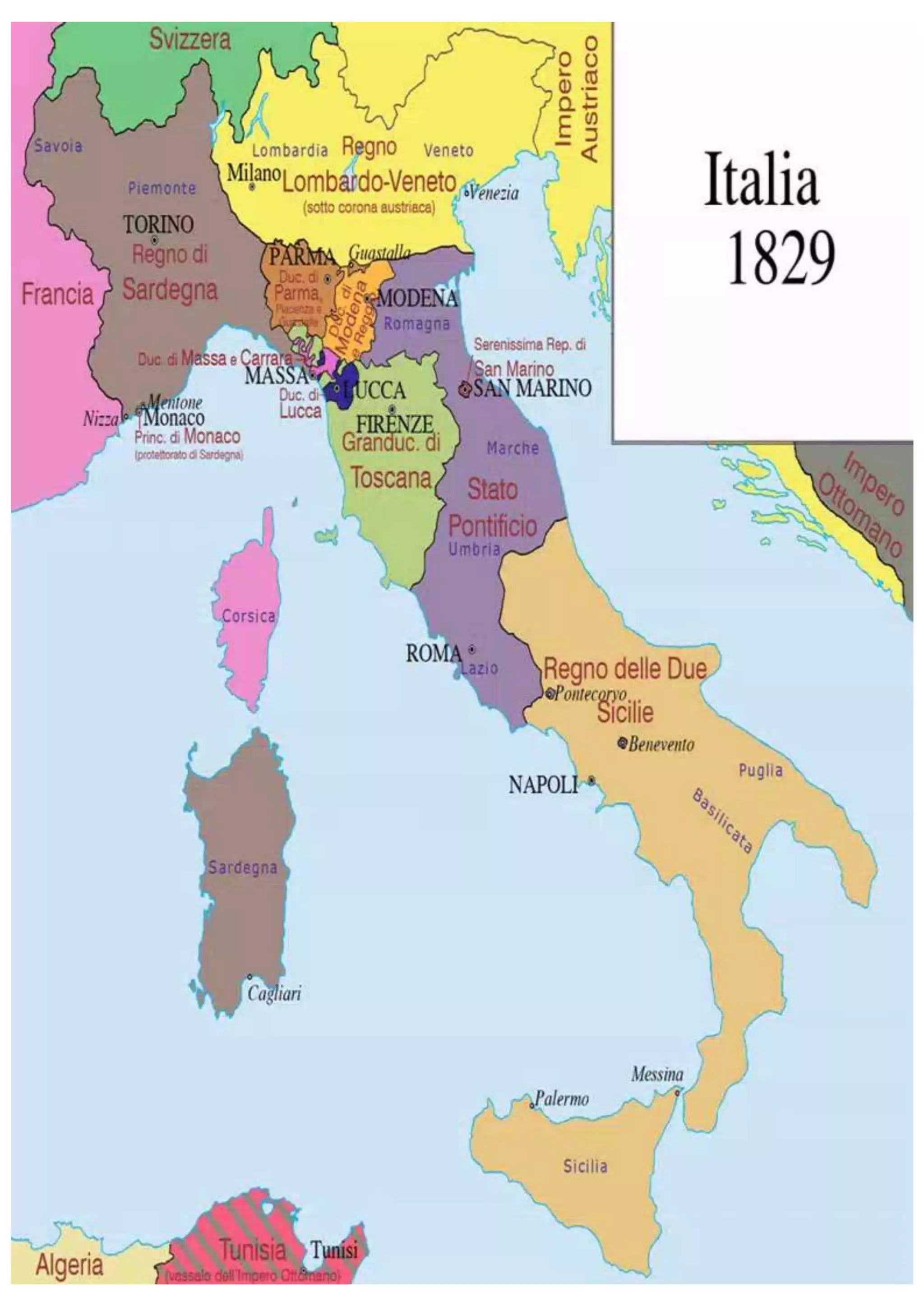 L'Italia nel 1829 | PDF