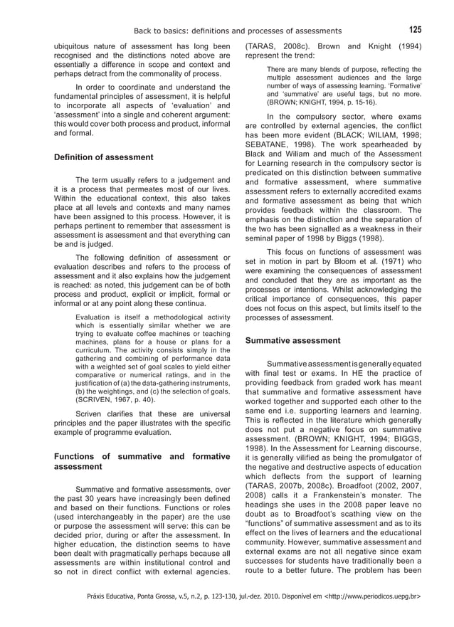 Journal Assessment | PDF | Educational Assessment | Education