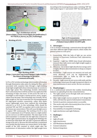Design, Working, Challenges, Applications, Advantages and Disadvantages of Li Fi in Wireless ...