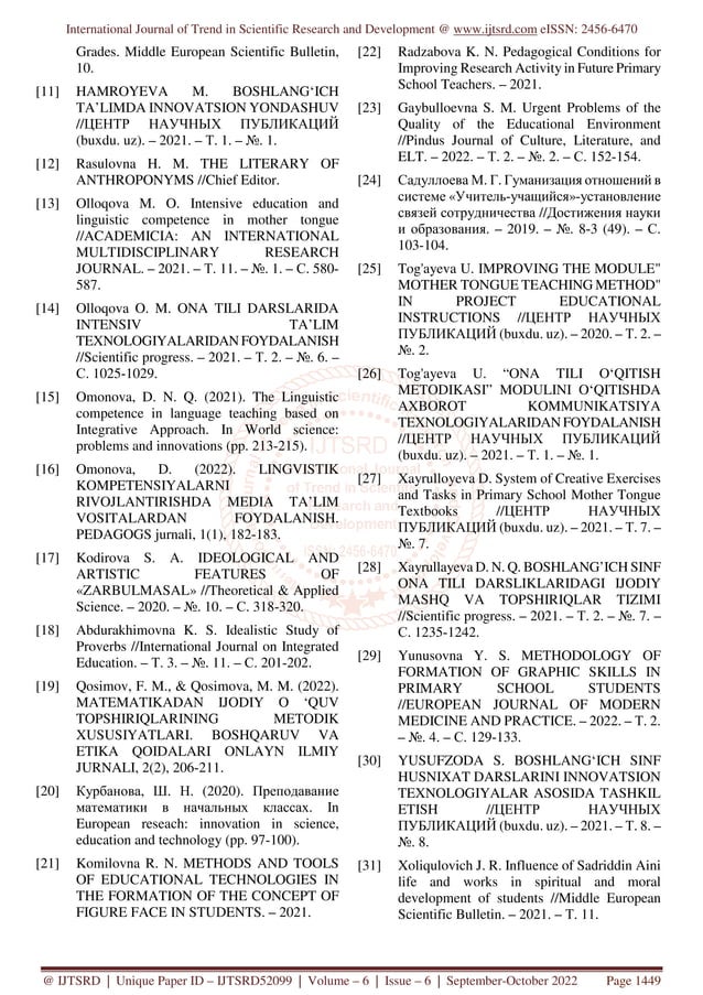 Development of Logical Thinking in Elementary Mathematics Classes | PDF