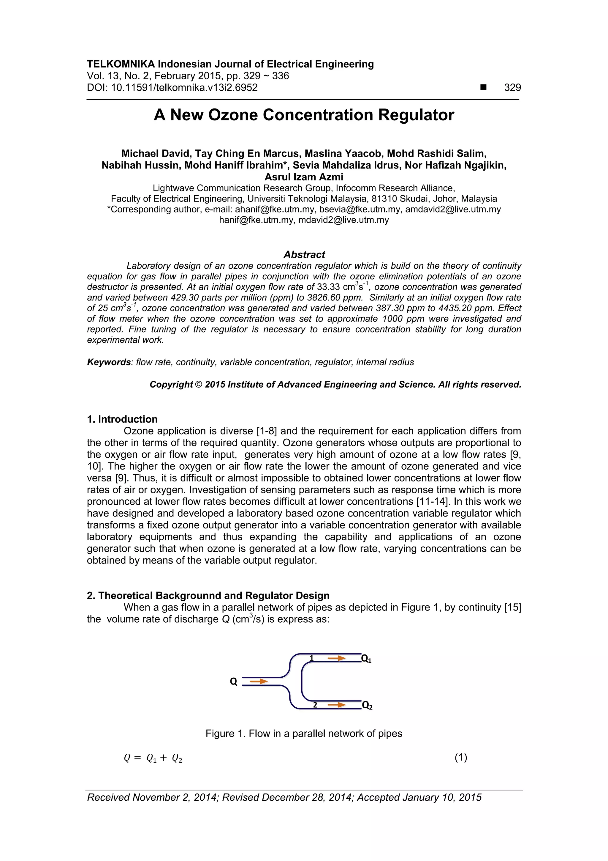 A New Ozone Concentration Regulator | PDF | Indoor Environmental Quality | Home & Garden