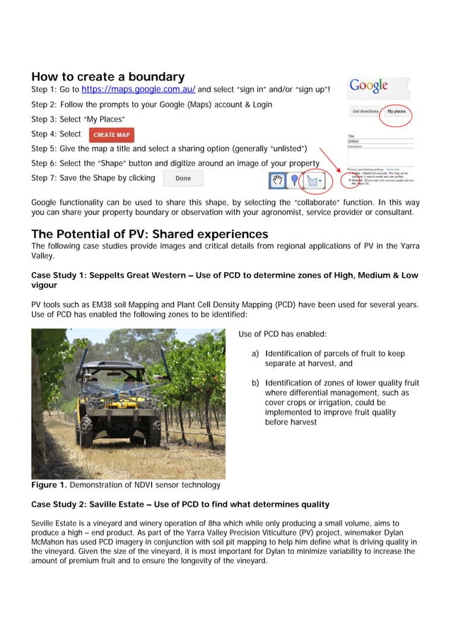 A Guide to Using Precision Viticulture Case Studies from the Grampians ...