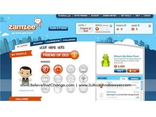 Zamzee - Social gamification - Manu Melwin Joy | PPTX