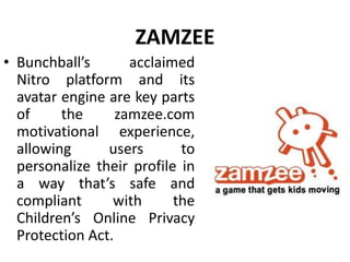 Zamzee - Social gamification - Manu Melwin Joy | PPTX