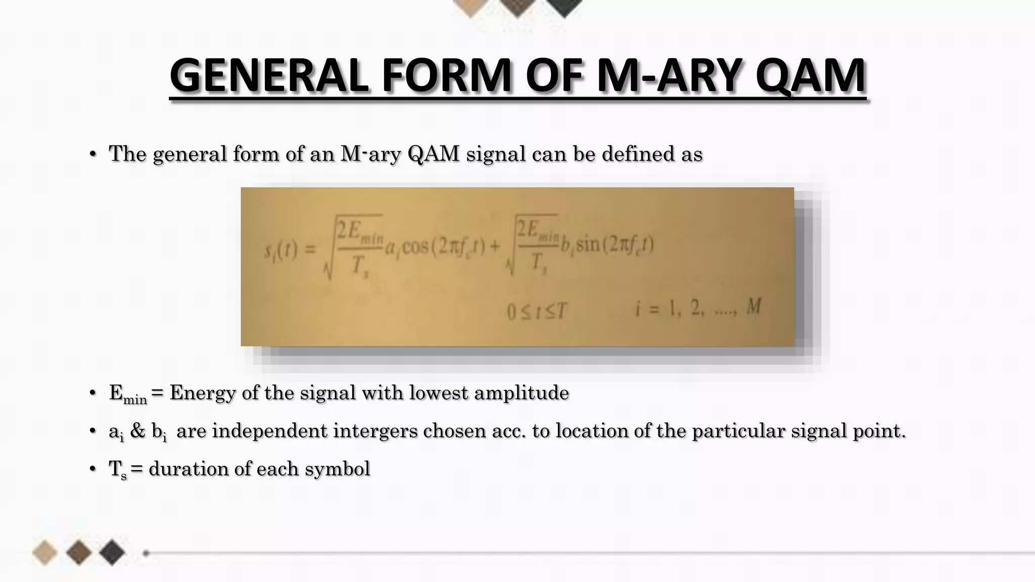 quadrature amplitude modulation | PPTX
