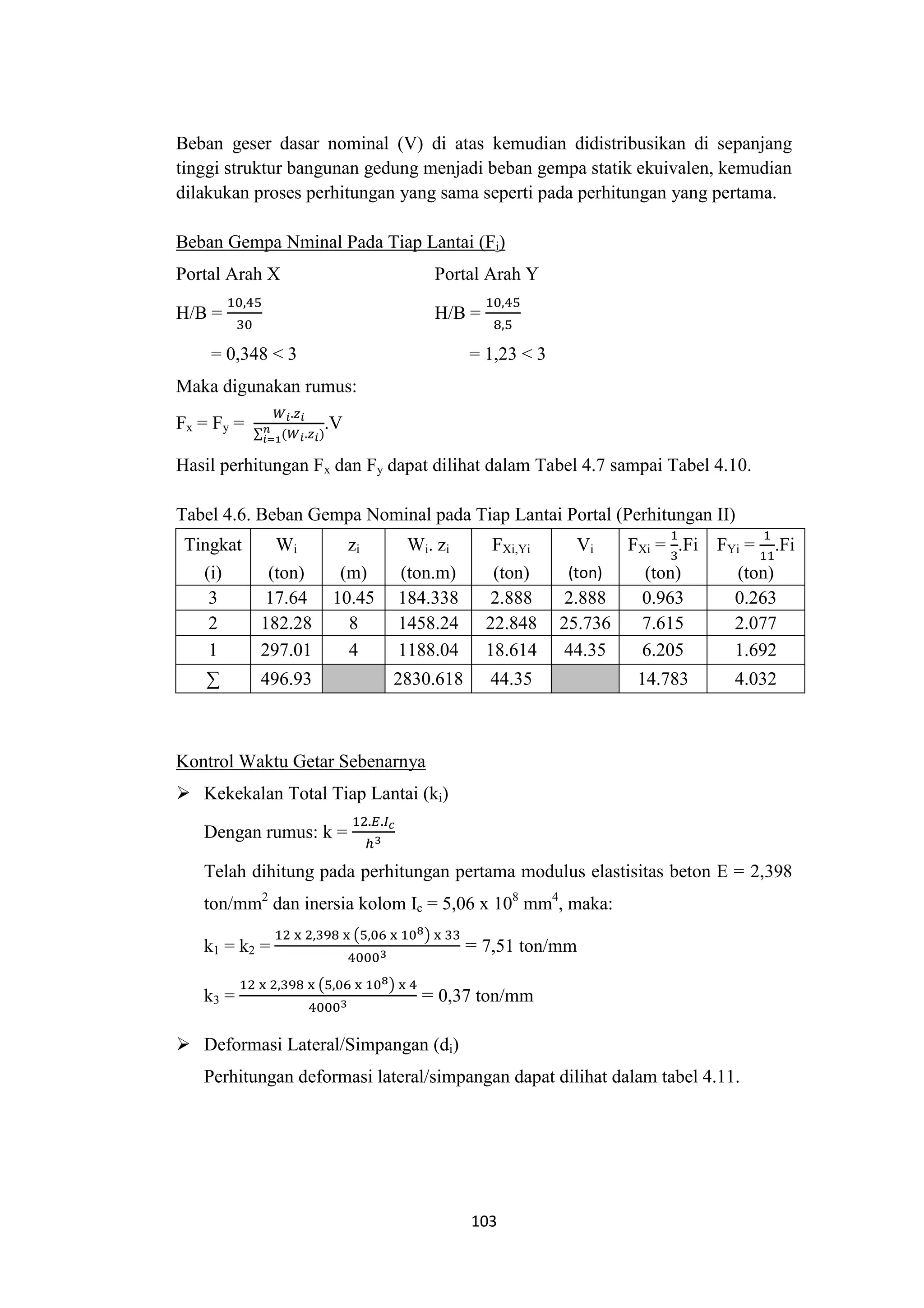 183013186 contoh-perhitungan-gempa-statik-ekuivalen | PDF