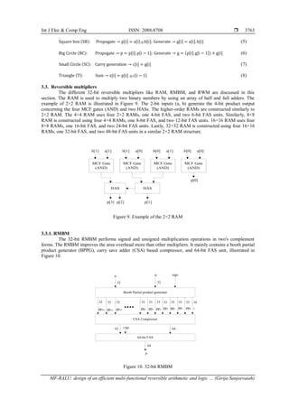 MF-RALU: design of an efficient multi-functional reversible arithmetic and logic unit for ...