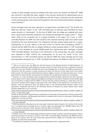 Access to water in conflict‐affected areas of Donetsk and Luhansk ...