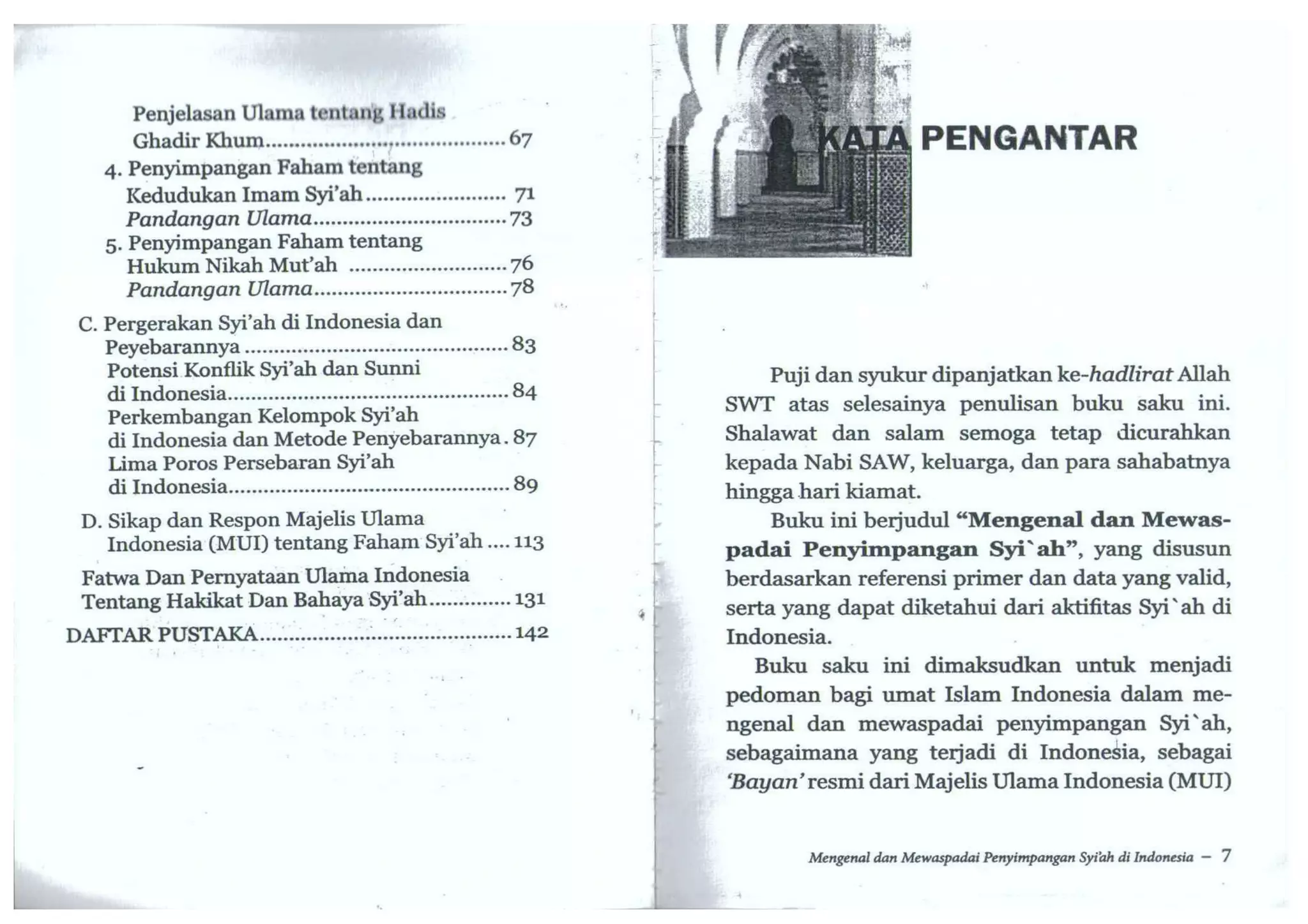 Buku panduan MUI mengenal dan mewaspadai penyimpangan syiah di ...