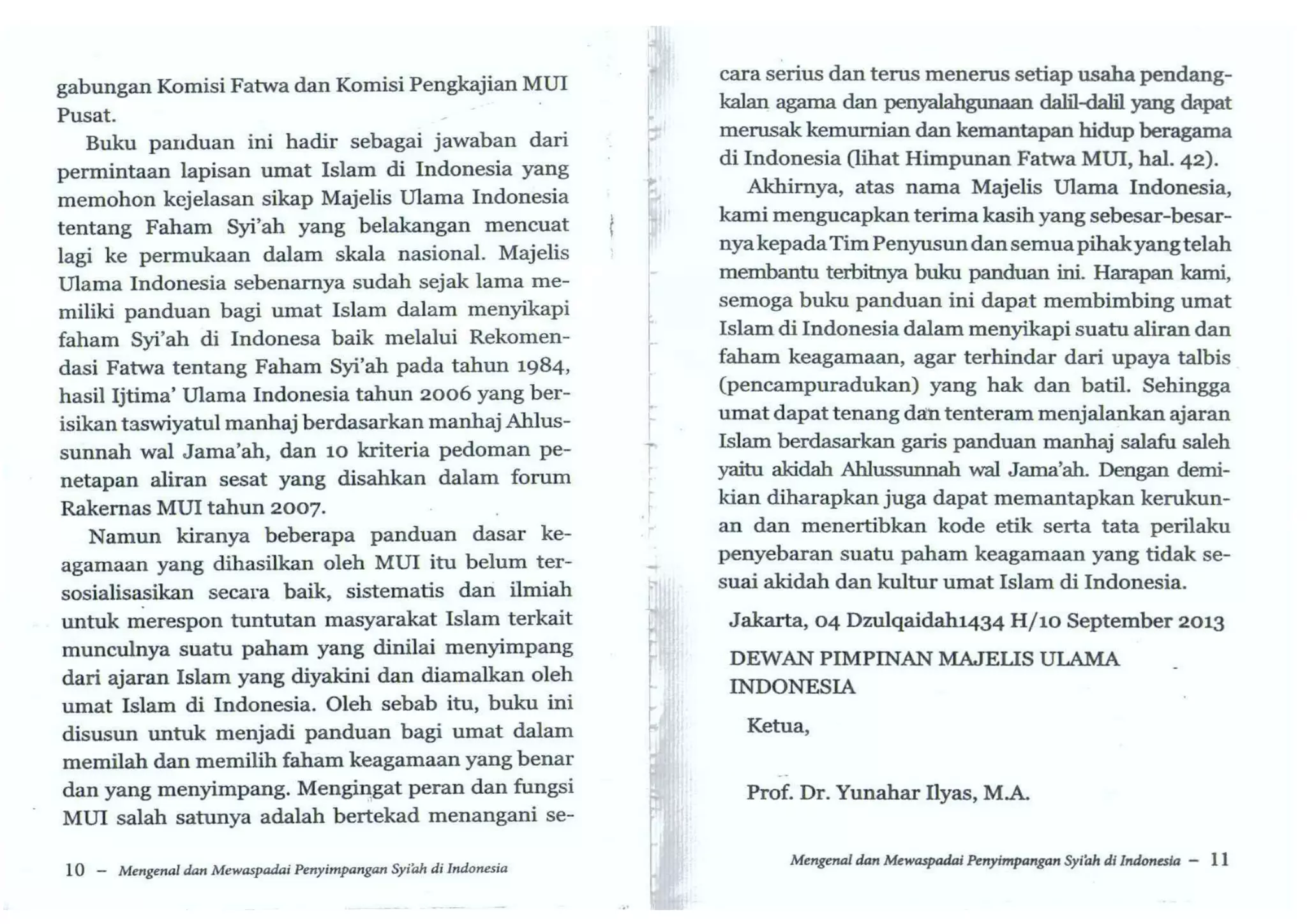 Buku panduan MUI mengenal dan mewaspadai penyimpangan syiah di ...
