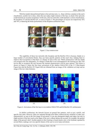Comparison of convolutional neural network models for user’s facial ...