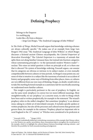 Origen And Prophecy Fate Authority Allegory And The Structure Of ...