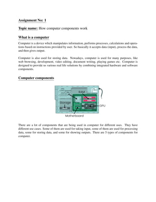 1834902122(Assignment-1) | PDF