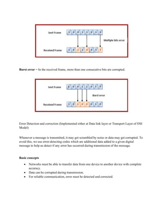 1834902142(error detection and correction) | PDF | Computer Networking | Computing