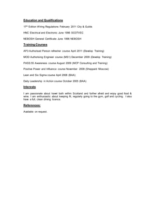 John Stewart CV 2016 | PDF