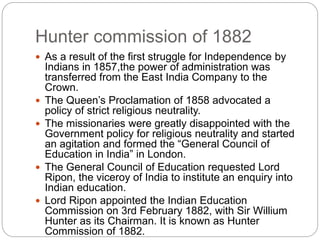 British Attempts to educate India | PPT