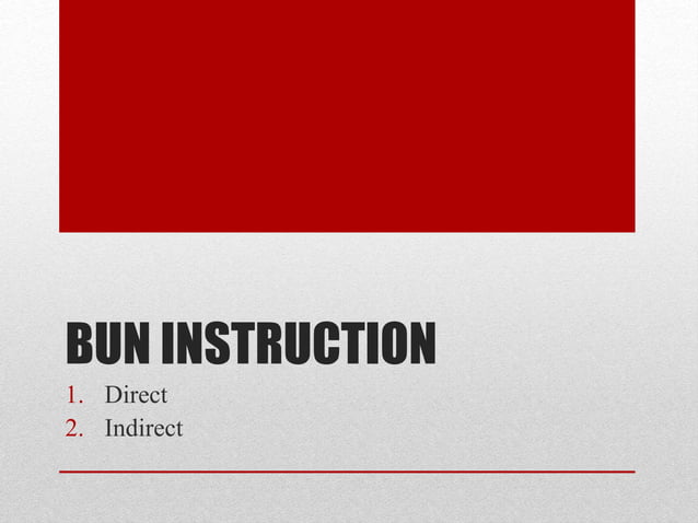 Computer System Architecture - BUN instruction | PPTX