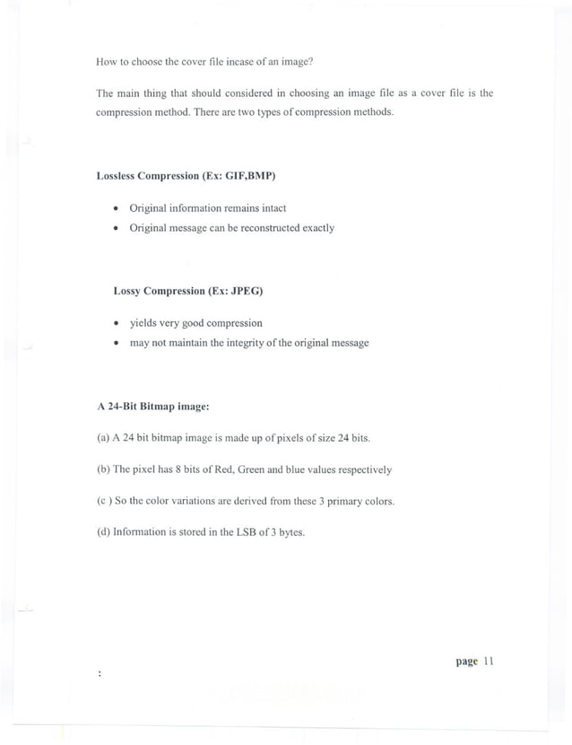 Steganography Project | PDF